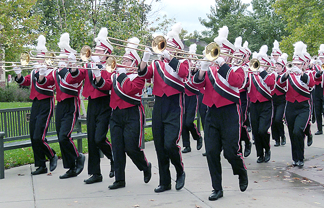 Wolverine Marching Band hits the road - Grove City College